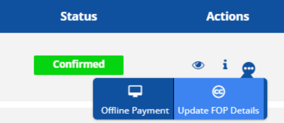 How to change the FOP in a PNR? - Clarity